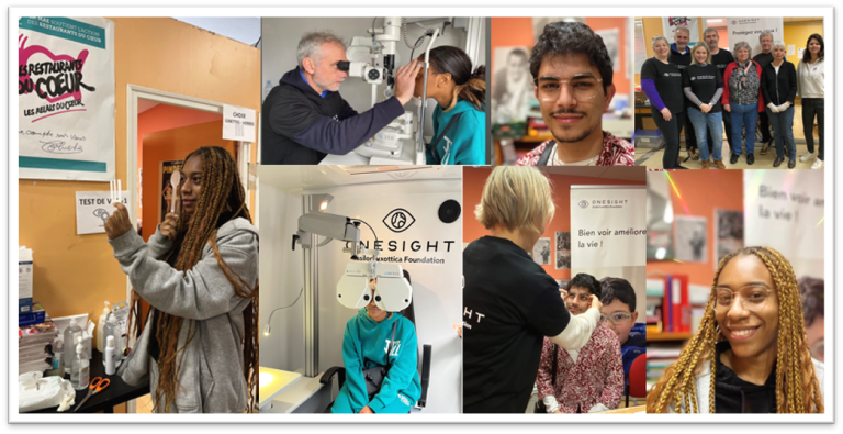 Opération de contrôle ophtalmologique avec la fondation Onesight ...